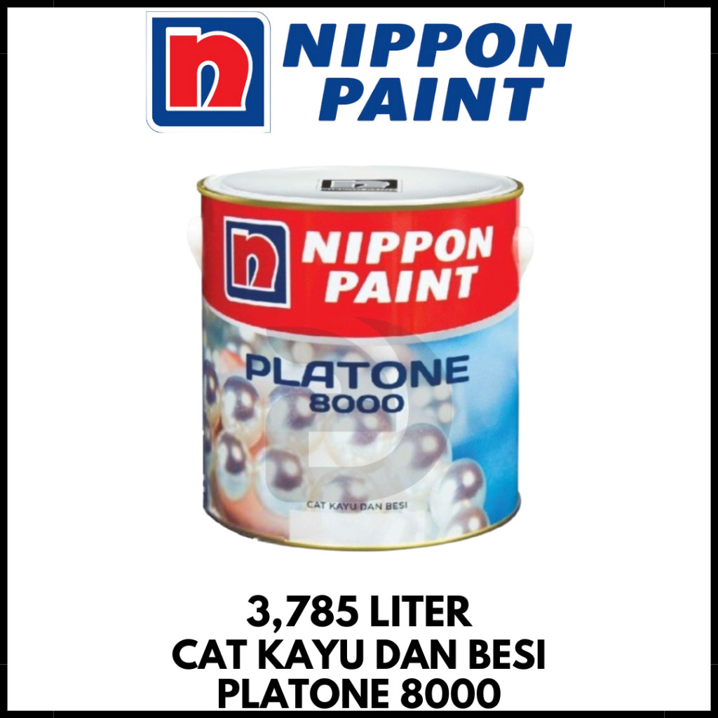 Jual Cat Kayu dan Besi Platone 8000 Galon 3,785 Liter / Nippon Paint | Shopee Indonesia