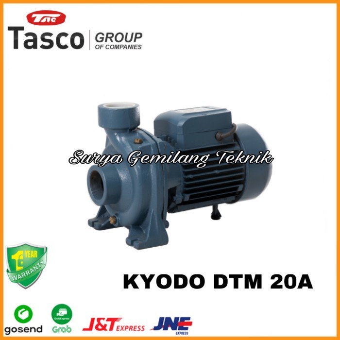 Jual Pompa Air Centrifugal 1.5HP KYODO DTM 20A Output 2" (50mm ...
