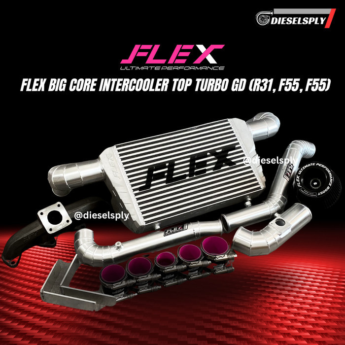 Jual Flex Big Core Intercooler Top Turbo GD PNP R31 F44 F55 Innova ...