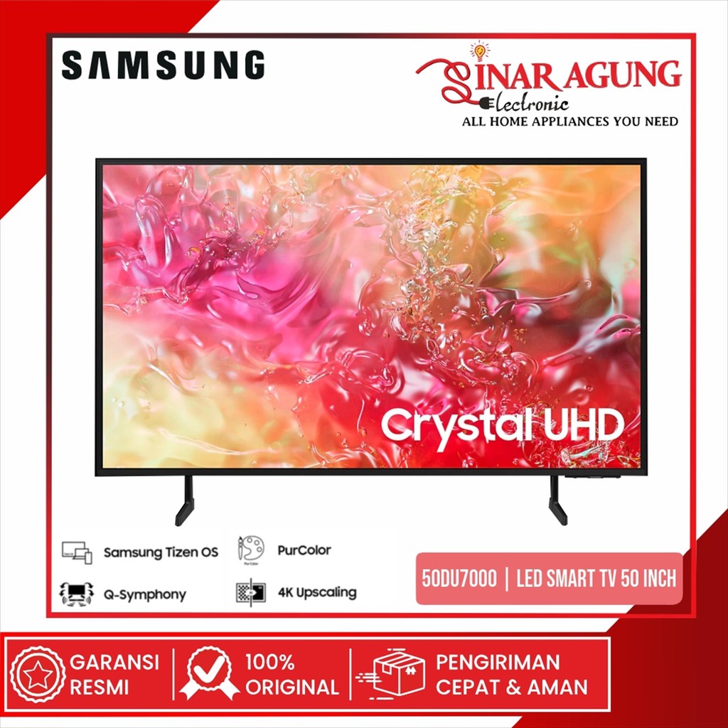 Jual SAMSUNG 50DU7000 / UA50DU7000 LED SMART TV 50 INCH 4K - GARANSI RESMI | Shopee Indonesia