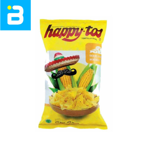 Jual Happytos Tortilla Chips Nacho Cheese 140G | Shopee Indonesia