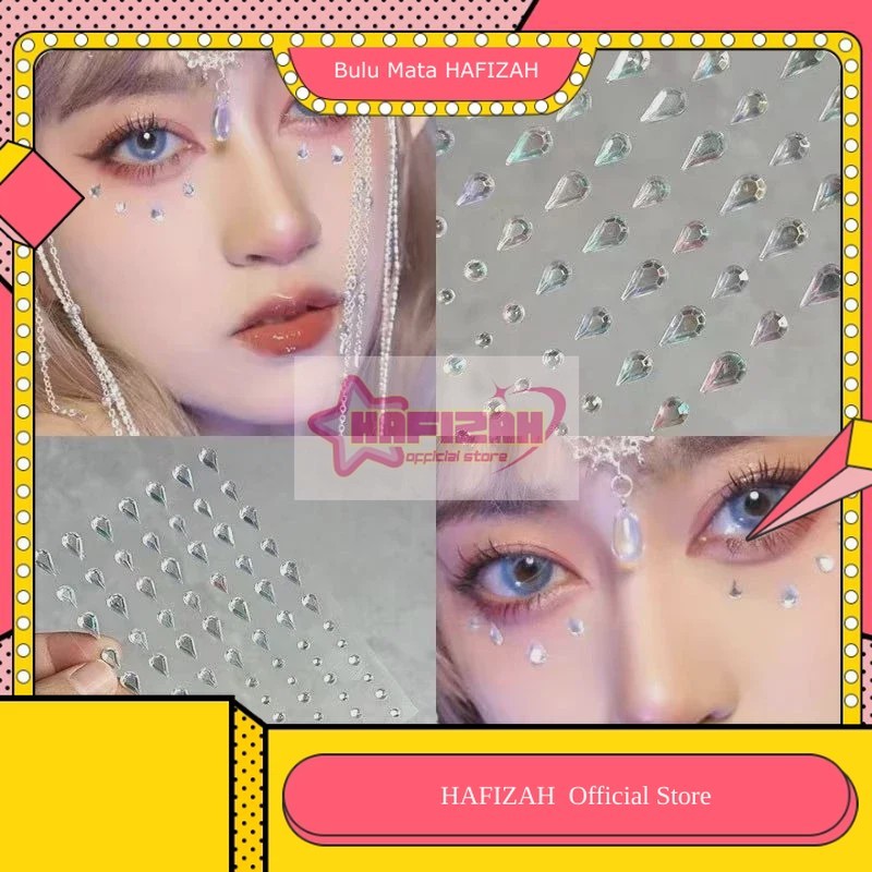 Jual HAFIZAH Stiker Mutiara Berkilau untuk Hiasan Rambut dan Wajah ...