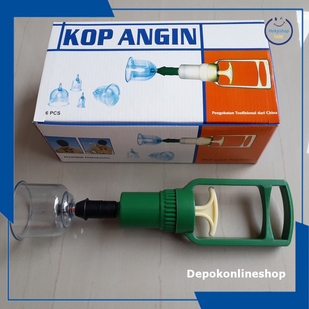 Jual GP Kop Angin Set Alat Bekam isi 6 Tabung Cop Alat Terapi Kesehatan Tradisional | Shopee ...