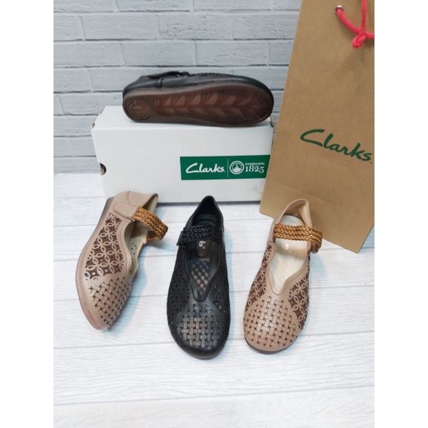 Jual Clarks YC-2099 Leather Sandal / Clarks Rg L703 RDM | Shopee Indonesia