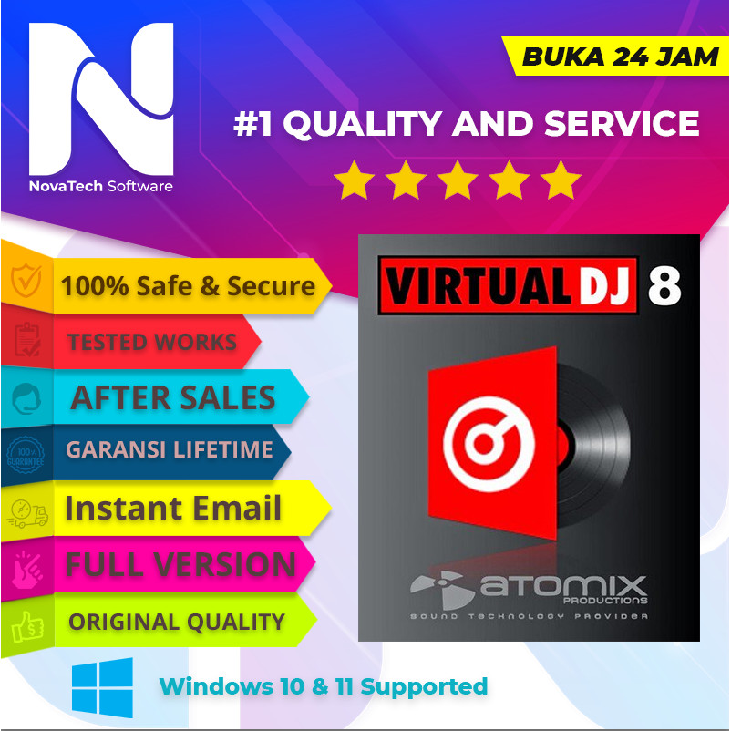 Jual (WIN) Atomix VirtualDJ 2025 Pro Infinity 8 | Shopee Indonesia
