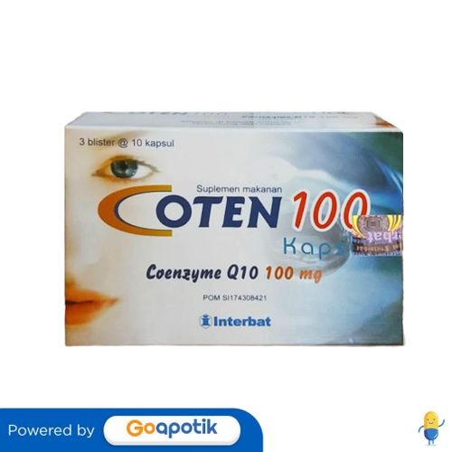 Jual Coten 100 Box Isi 30 Kapsul | Shopee Indonesia