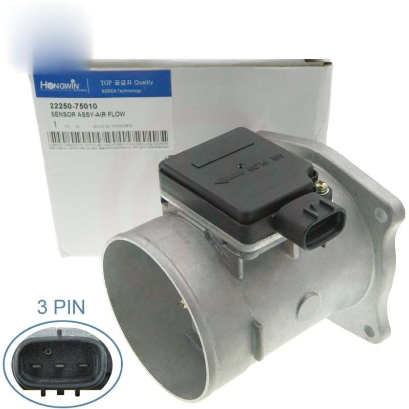 Jual 22250-75010,2225075010,AFH70-09 MAF Mass Air Flow Sensor Assembly ...