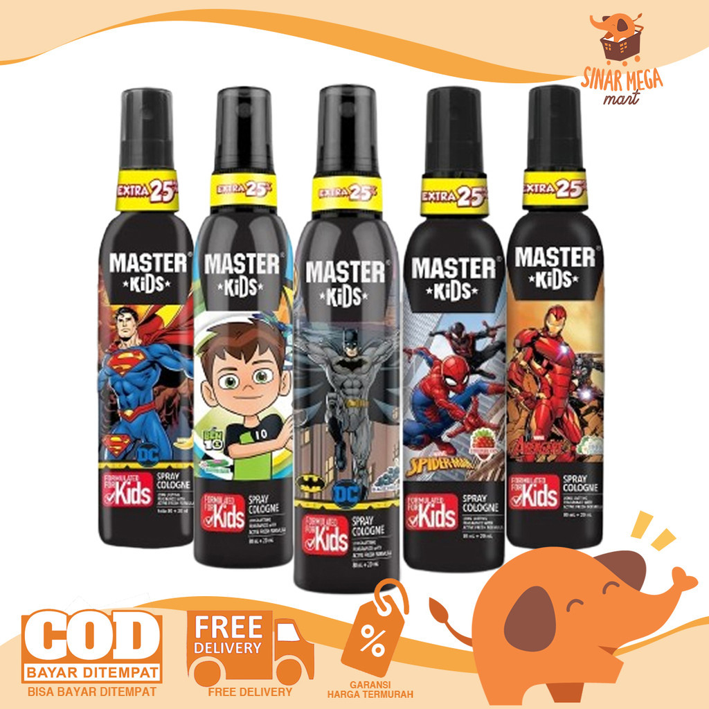 Jual MASTER KIDS Spray Cologne 100ml - Parfum Anak Aroma Buah | Shopee ...