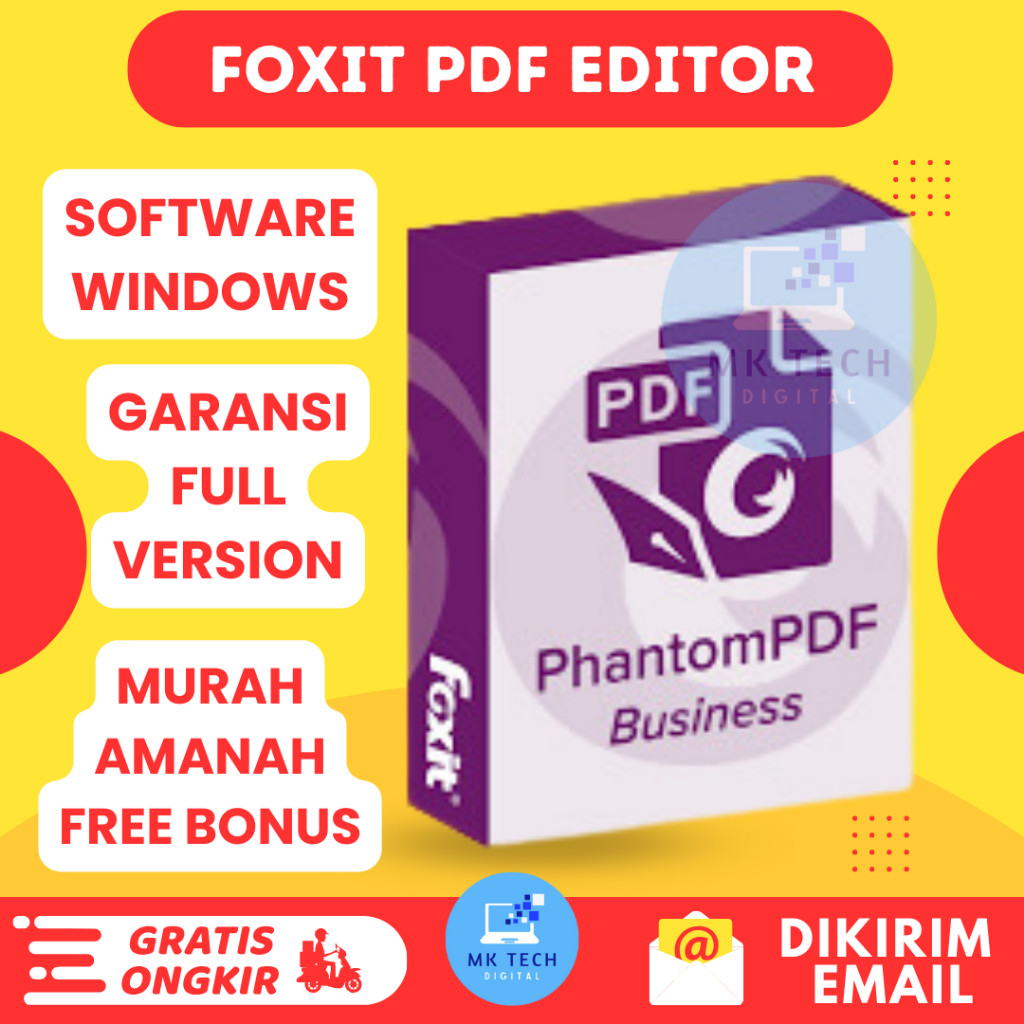 Jual Aplikasi FOXIT PDF EDITOR PRO - FULL VERSION Software PC Laptop - Garansi - Murah | Shopee ...