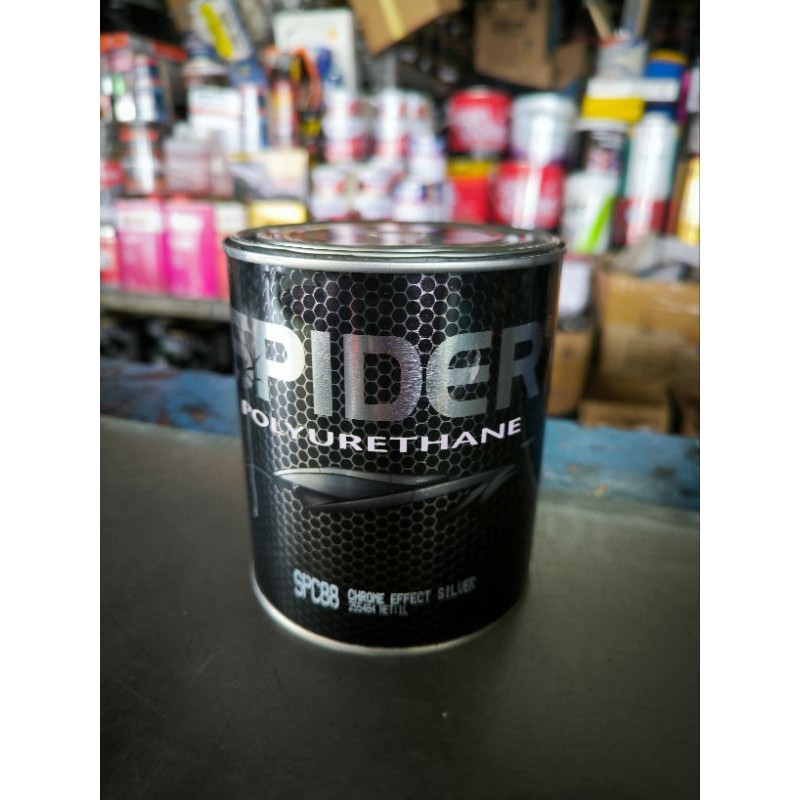 Jual Cat Silver Chrome Spider SPC 88, Eceran wadah pakai botol, Tolong ...