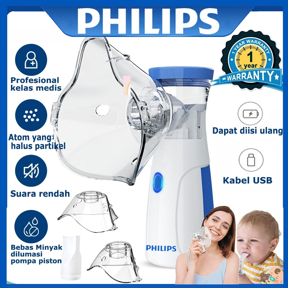 Jual PHILIPS Nebulizer Portable / alat Nebulizer Anak / nebulizer ...