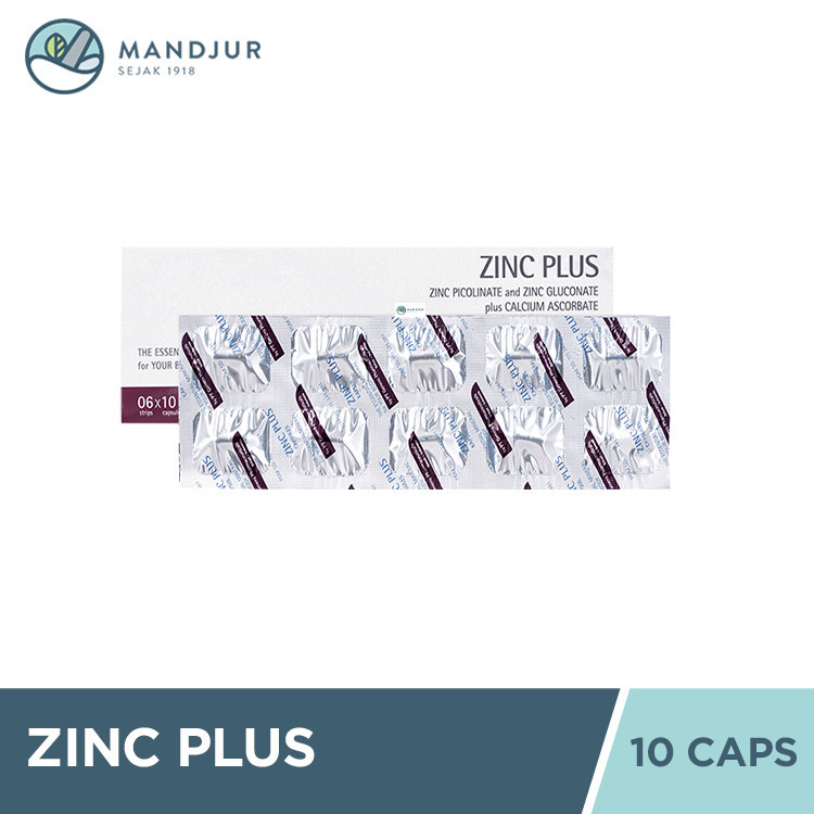 Jual Zinc Plus Strip 10 Kapsul - Suplemen Kesehatan | Shopee Indonesia