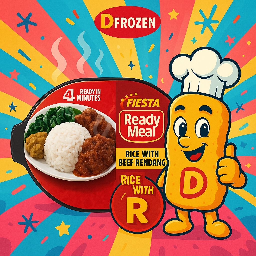 Jual Fiesta Ready to Meal RTM Beef rendang 320gr Nasi Rendang Sapi siap ...