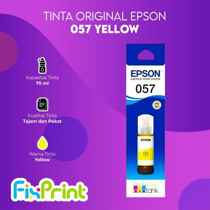 Jual Tinta Refill 057 Loosepack Printer Epson L8050 L18050 Original ...