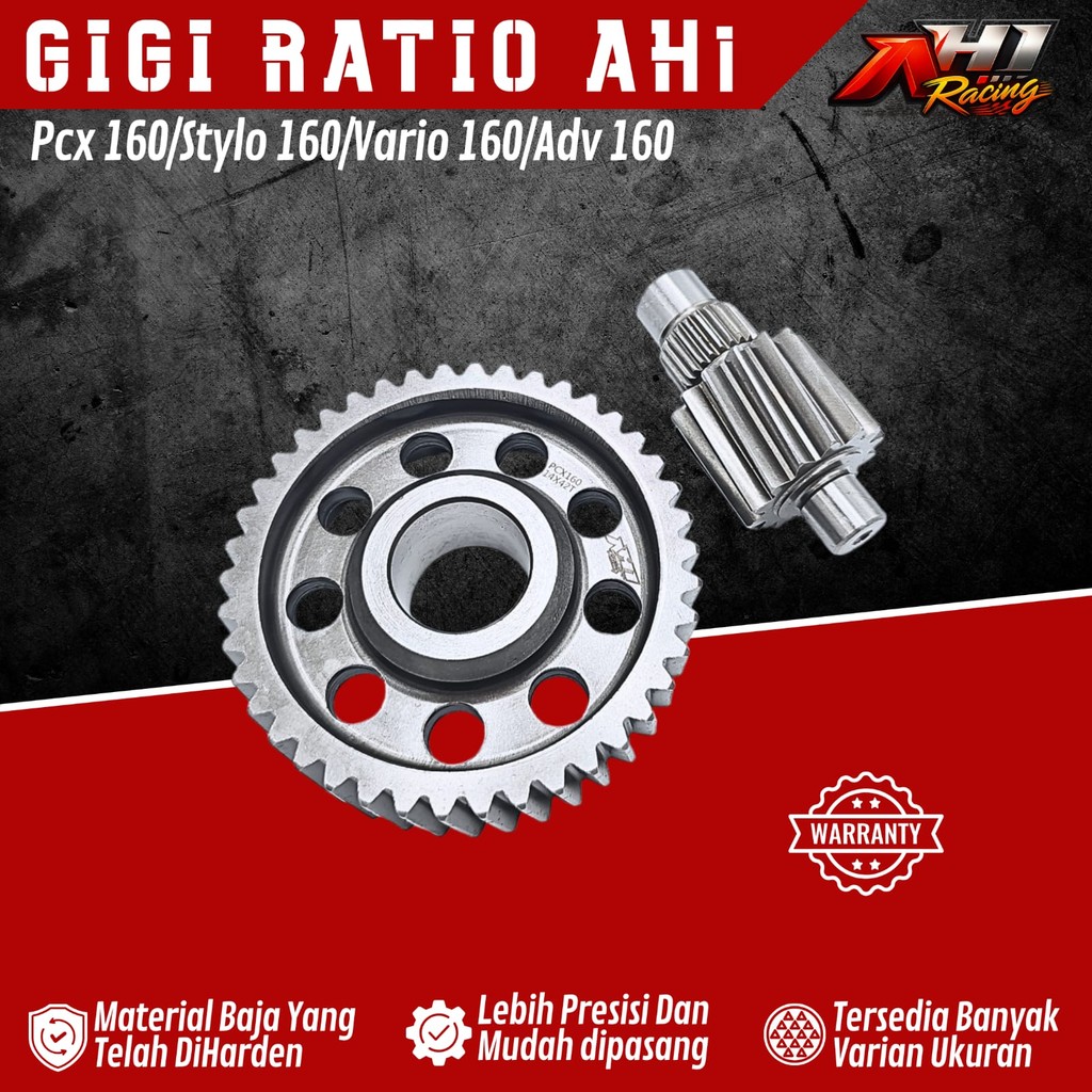 Jual TRANSMISI GEAR GIGI RATIO RASIO PCX 160 VARIO 160 STYLO 160 ADV ...