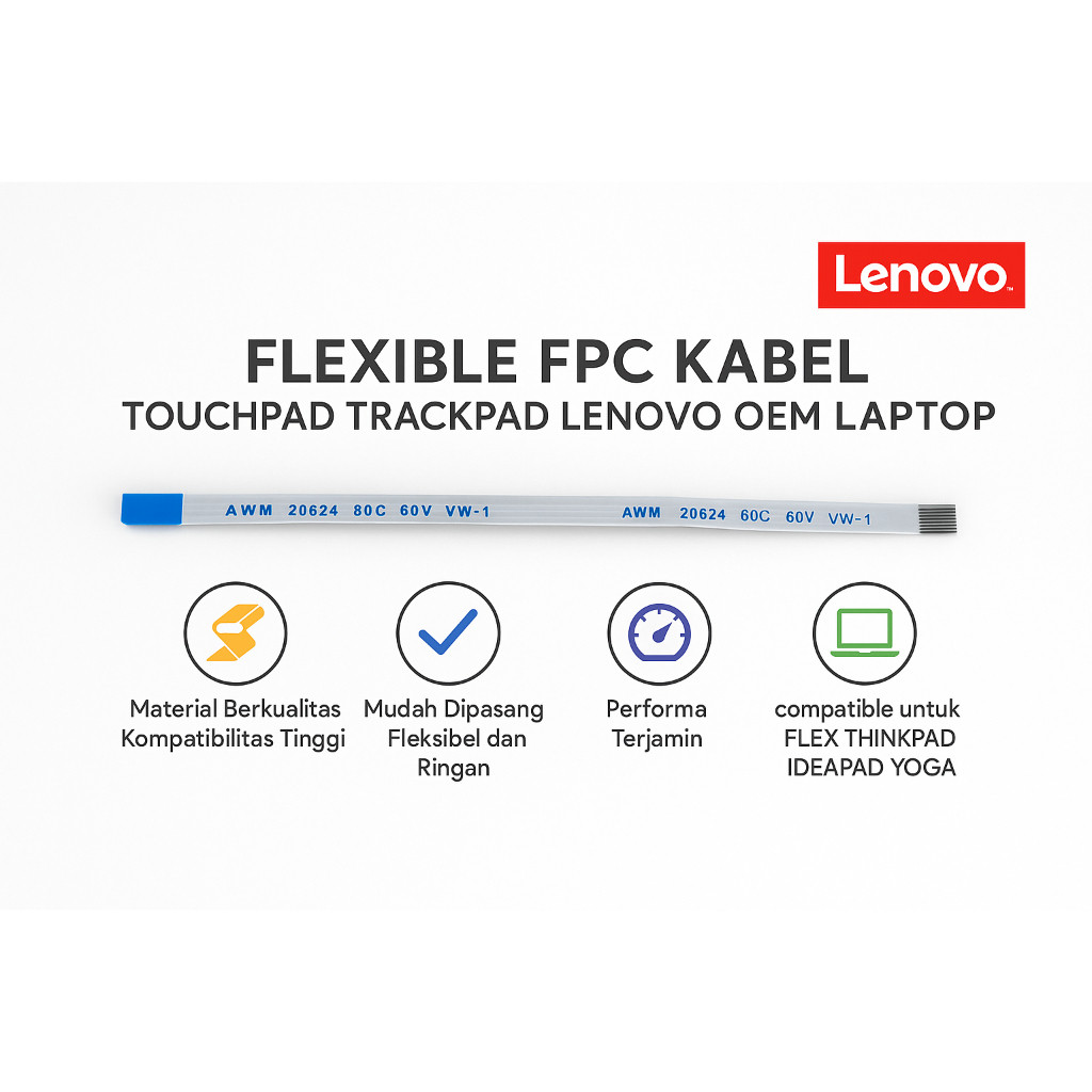 Jual Flexible FPC Kabel Touchpad Trackpad Lenovo Flex Thinkpad Ideapad ...