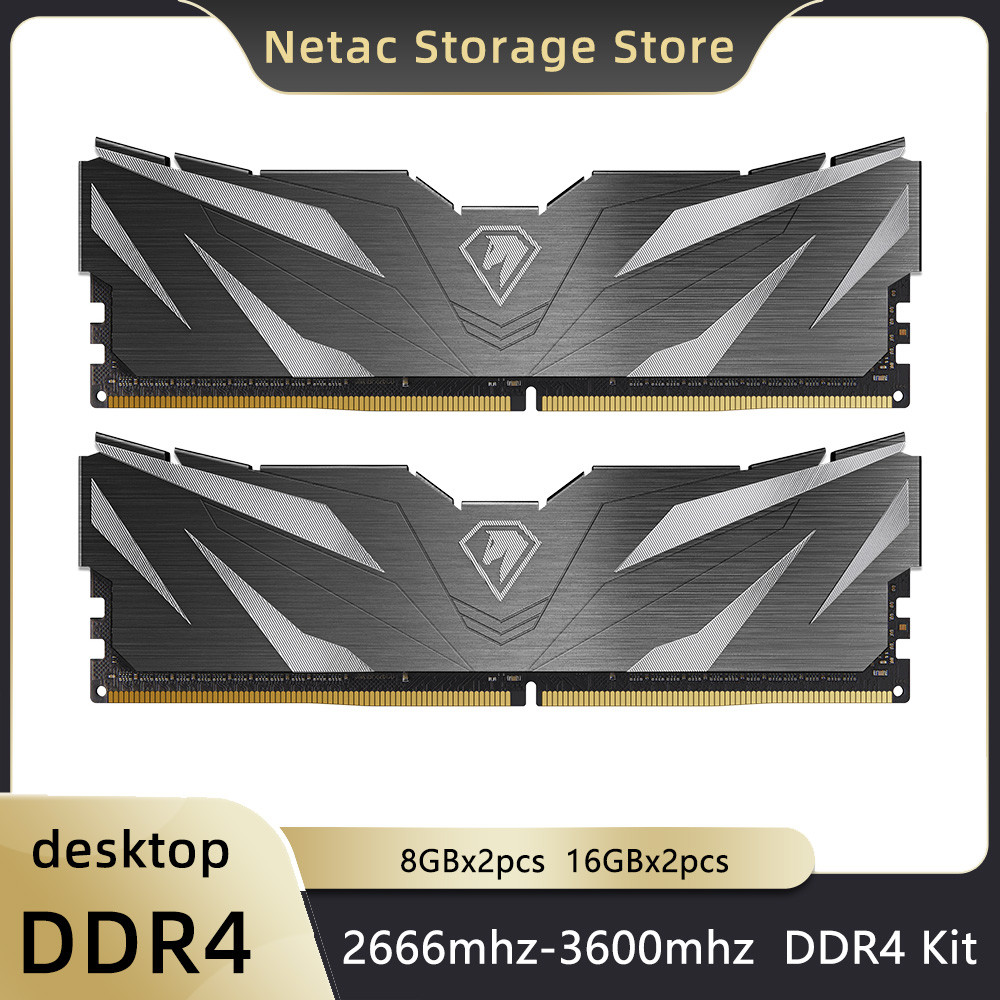 Jual Netac DDR4 Ram Memory 3600mhz 3200mhz DDR4 16G 32GB DDR5 4800mhz ...