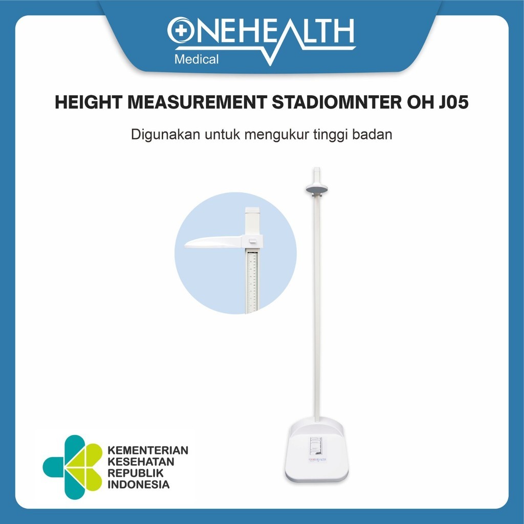 Jual Onehealth OHJ05 Pengukur Tinggi Badan Anak dan Dewasa Stadiometer ...