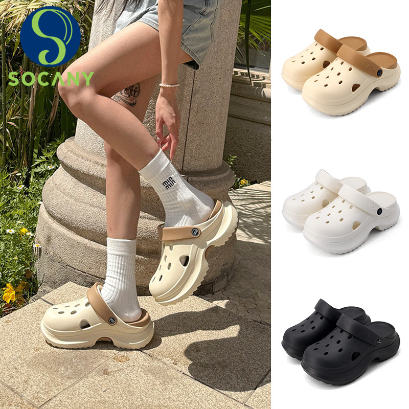 Jual SOCANY Sandal Jelly Fuji Sandal Baim Wanita Slip On Anti Air Kodok ...