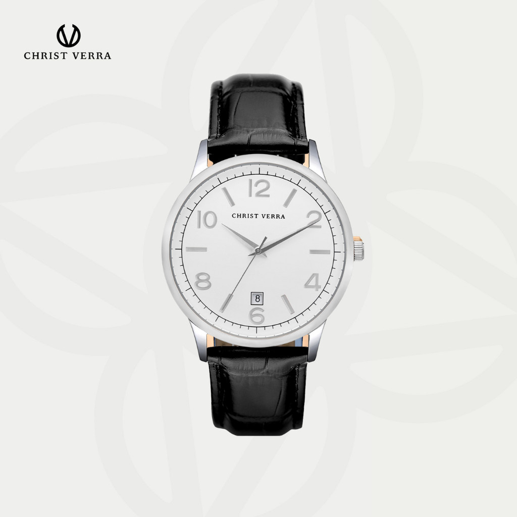 Jual Christ Verra Casual Men's Watches CV 12071G-21 SLV | Shopee Indonesia