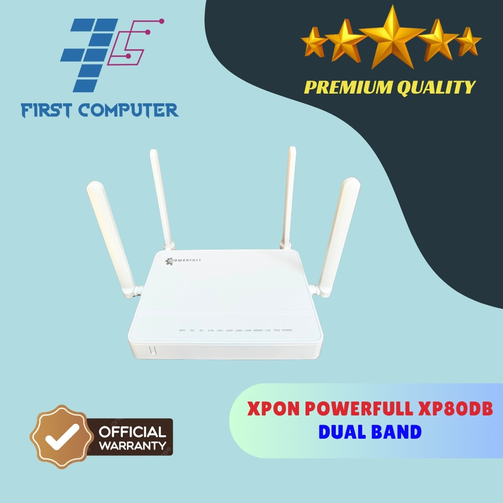 Jual XPON POWERFULL XP80DB Dual Band Gigabit 4 Antena | Shopee Indonesia