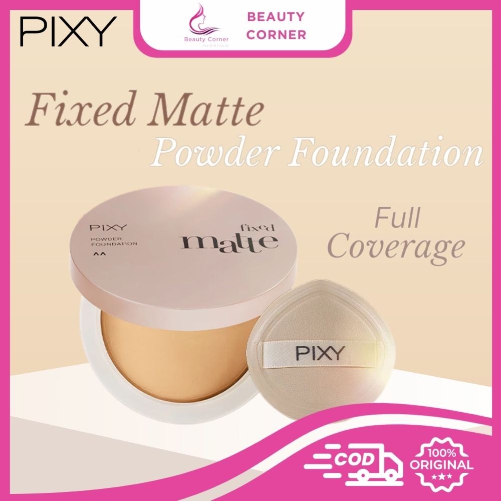 Jual Pixy Fixed Matte Powder Foundation Soft Blur Effect | Shopee Indonesia