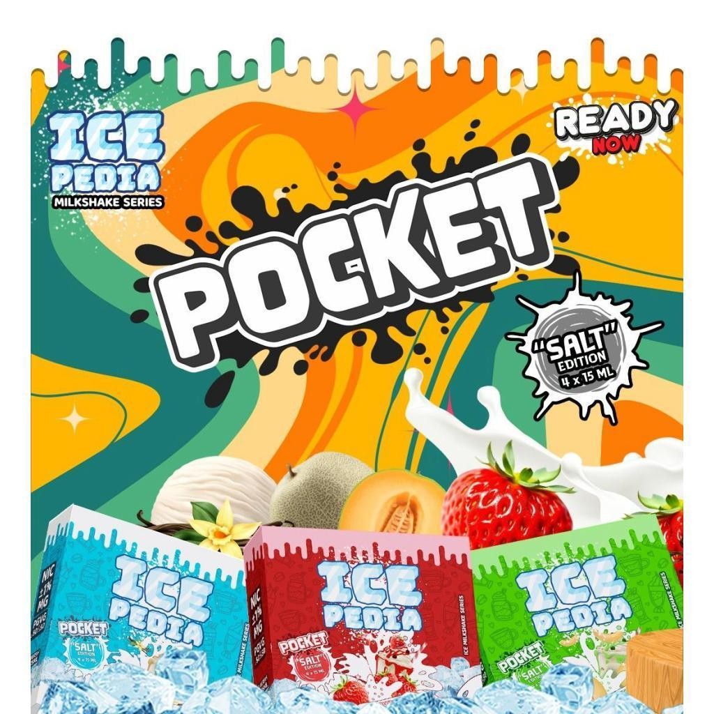 Jual SALT - Ice Pedia POCKET MILKSHAKE STRAWBERRY 15ML 1% Icepedia by ...
