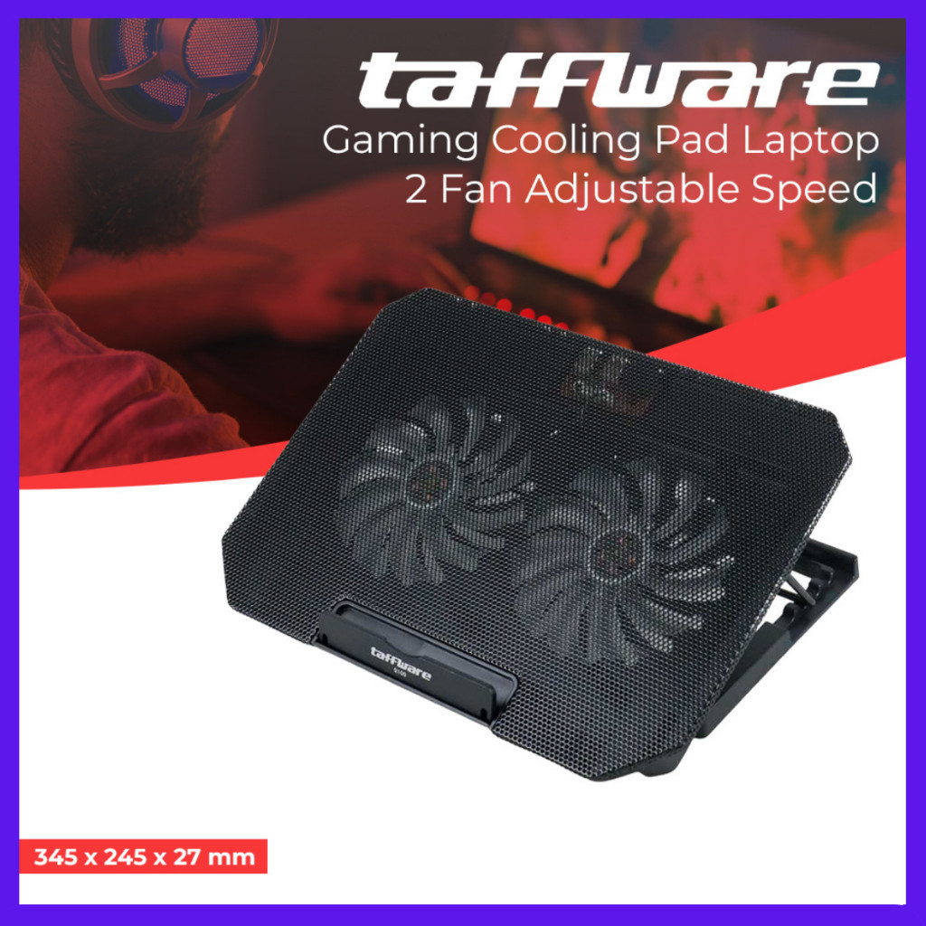 Jual inovasi_tani-Cooling Pad Laptop 2 Fan Kipas Leptop Adjustable ...