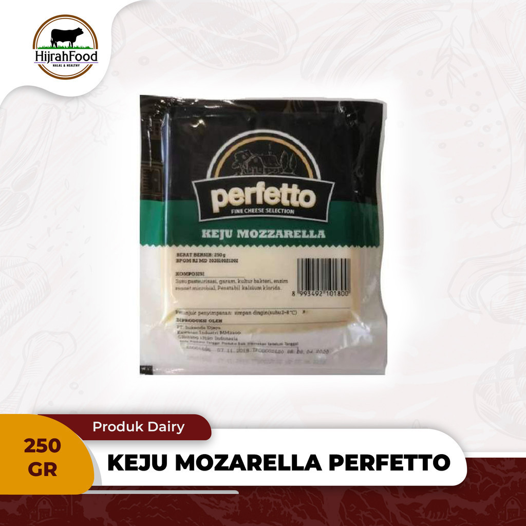 Jual Perfetto Mozzarella Cheese Keju Mozarella Perfetto Original 250 ...
