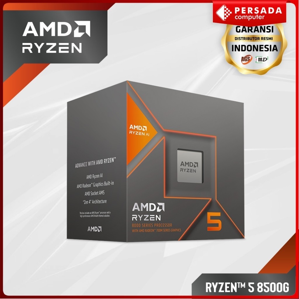 Jual Processor AMD Ryzen 5 8500G 3.5Ghz Up To 5.0Ghz Cache 16MB 65W AM5 ...
