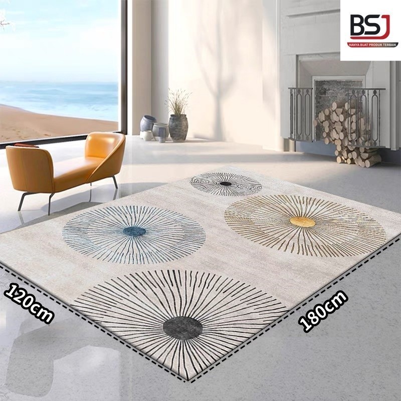 Jual Karpet Ruang Tamu Mewah Gaya Eropa 120Cm×180Cm Keset Lantai Rumah ...