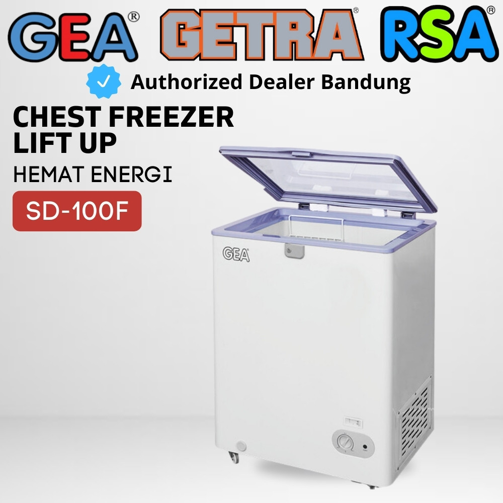 Jual Chest Freezer Lift Up GEA SD-100F Freezer Kaca Flat Kapasitas 100 ...