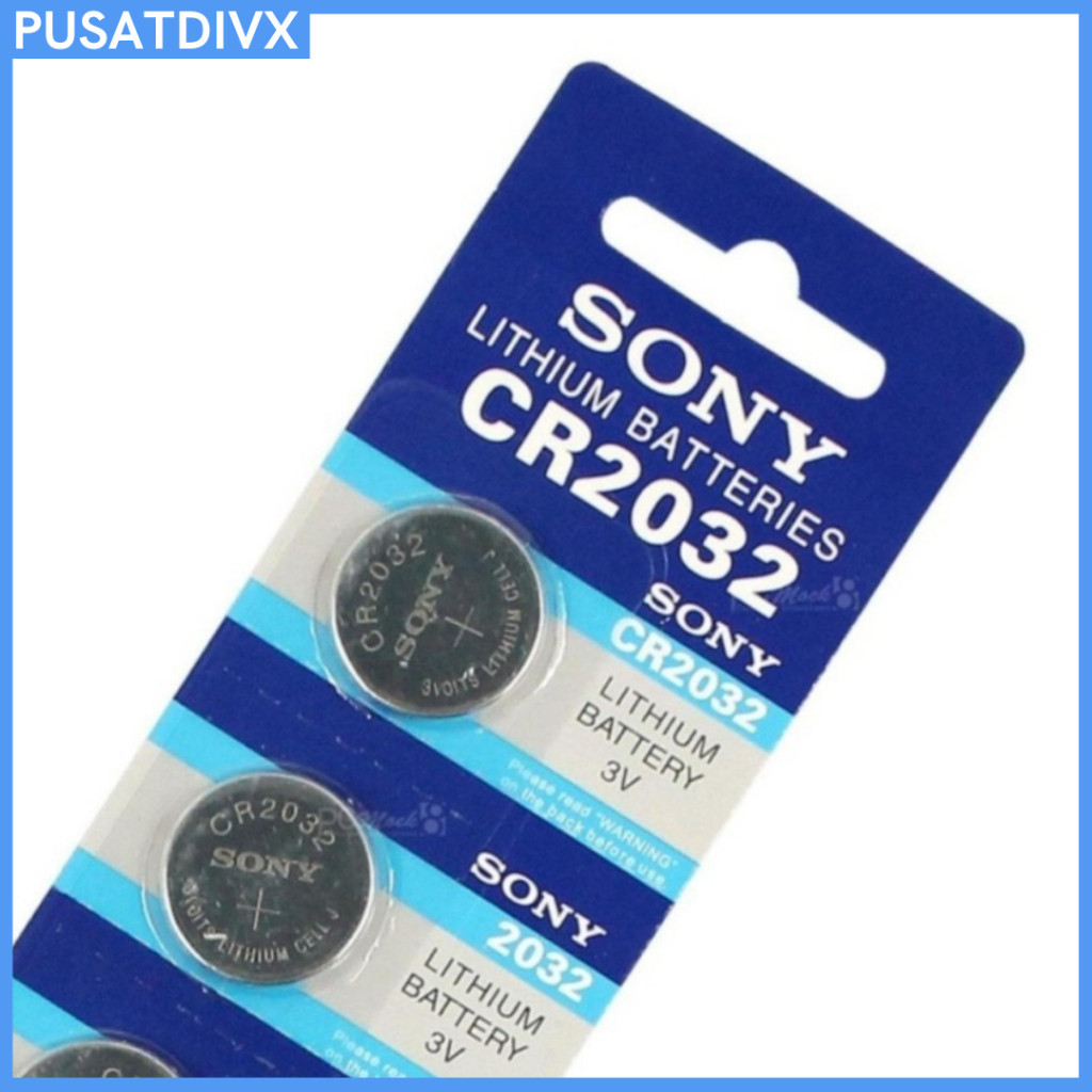 Jual SONY BATERAI LITHIUM BATTERY CR2032 CR 2032 CMOS JAM KOMPUTER ...