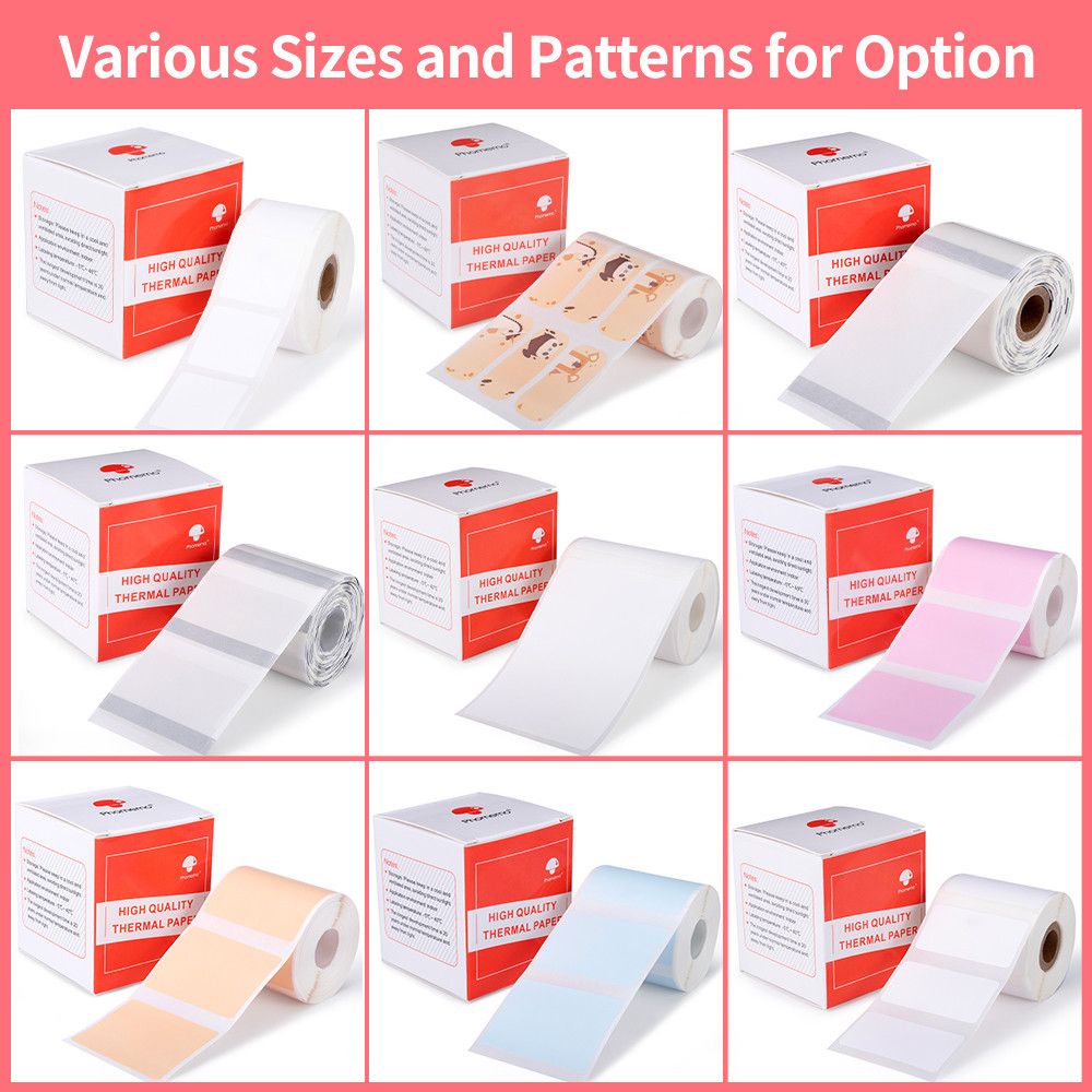 Jual Phomemo Paper Multi-Purpose Thermal Label for M110 M200 M220 Label ...