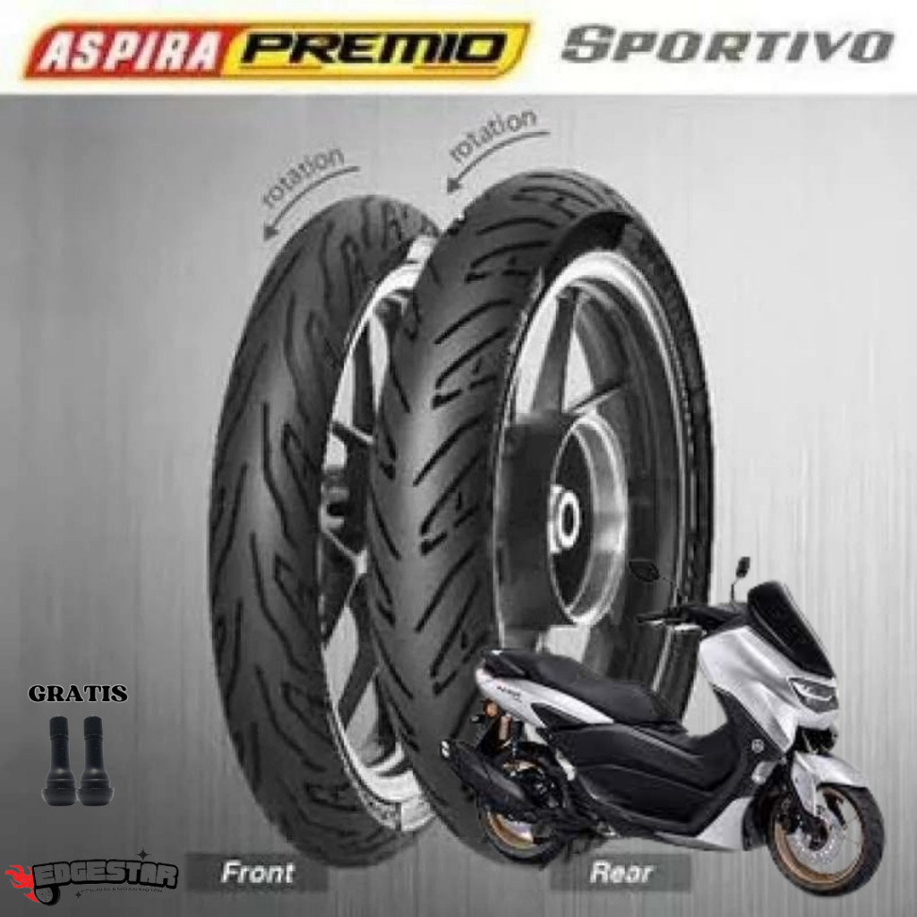 Jual Ban Aspira Premio Sportivo Sepasang/Satuan Tubeless Ring 13 Nmax | Shopee Indonesia
