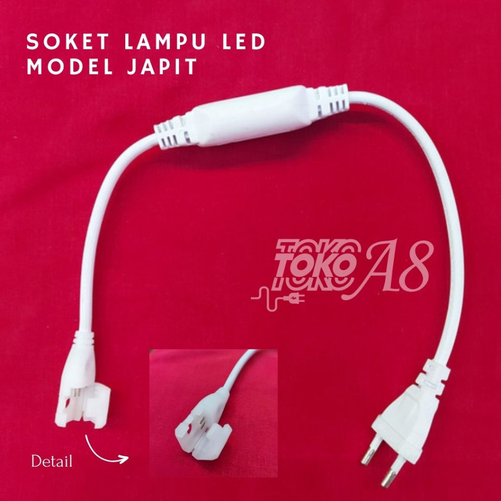 Jual Soket Lampu LED Strip model japit | Shopee Indonesia