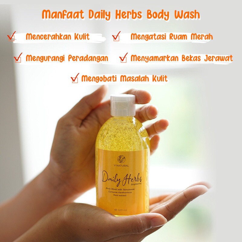 Jual ACEH.SDM V NATURAL BODY WASH DAILY HERBS / SABUN MANDI DAILY HERBS ...