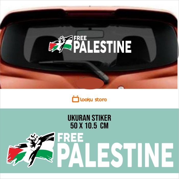 Jual Stiker Mobil Free Palestine - Sticker Bendera Palestine Palestina ...