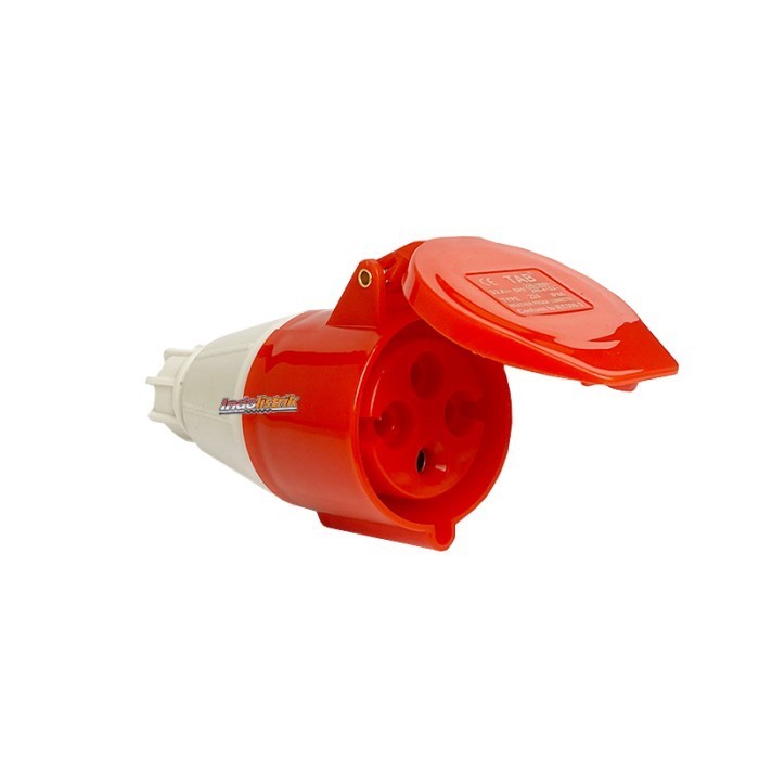 Jual GGG99 Stop Kontak Genset 4 Pin 32A CEE 224 New TAB Industrial Mobile Socket | Shopee Indonesia