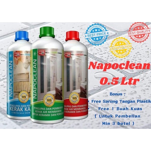 Jual Napoclean 0,5 Liter - Pembersih Kerak & Noda Di Keramik | Shopee ...