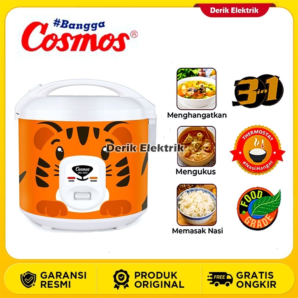 Jual COSMOS RICE COOKER / MAGIC COM CRJ3307 / CRJ 3307 / CRJ-3307 ...