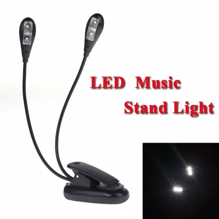 Jual lampu jepit LED untuk orkestra lampu musik Lampu stand partitur ...