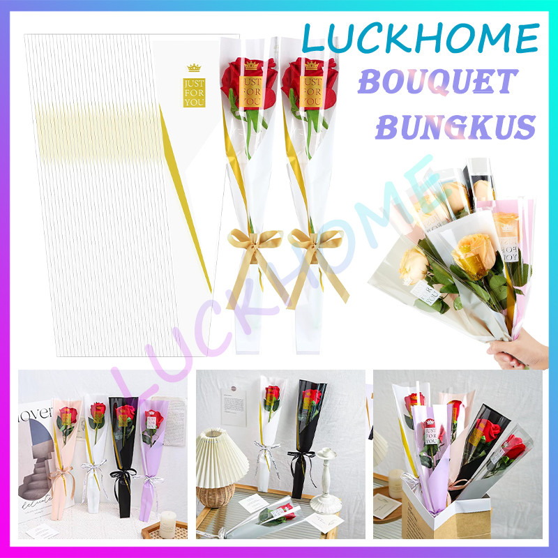 Jual Bunga Mawar Tangkai Plastik Untuk Bunga Mawar Plastik Bunga Single ...