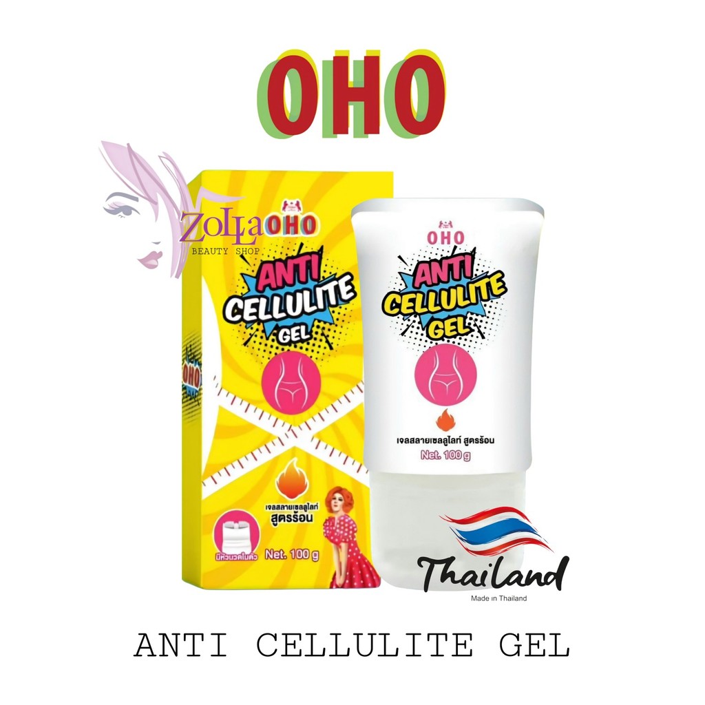 Jual OHO ANTI CELLULITE GEL 100g - GEL ANTI SELULIT ORIGINAL THAILAND ...