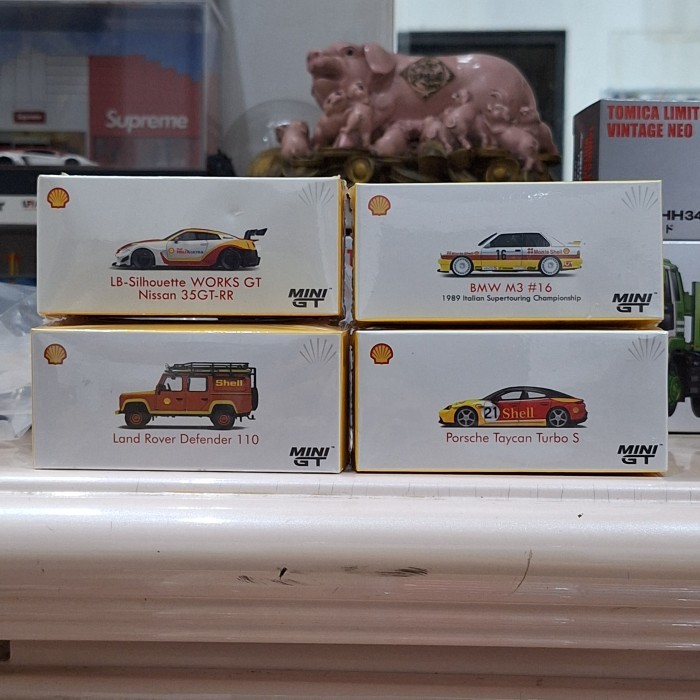 Jual Mini GT Skala 64 Set of 4 Shell Edition HongKong Exclusive ( Segel ...