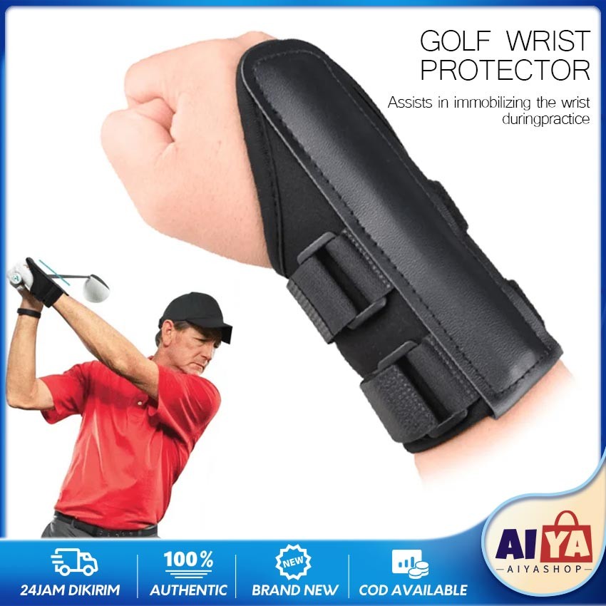 Jual Wrist Support Golf Practice Wrist Band Straightening Aid Wrist ...