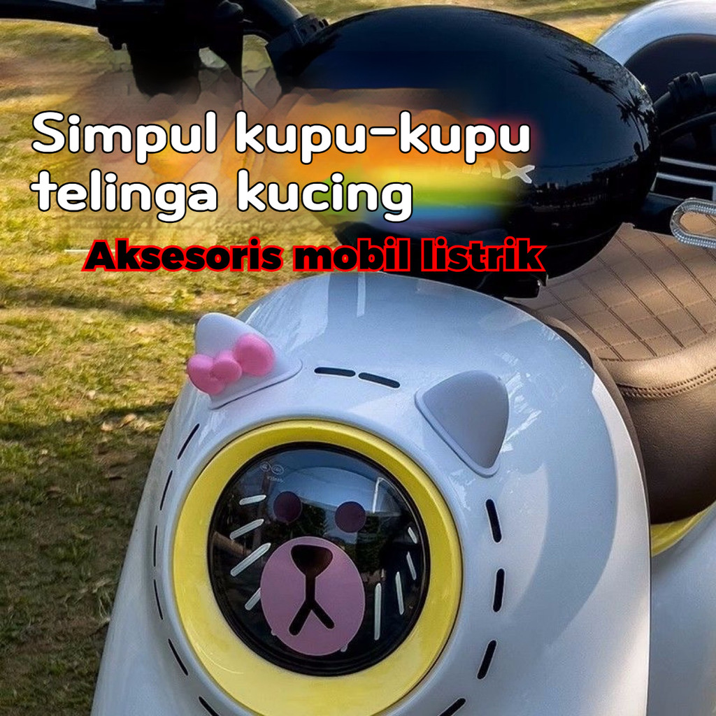 Jual kuping harimau stiker motor lucu BANDO KUCING NEKOMIMI JUMBO ...