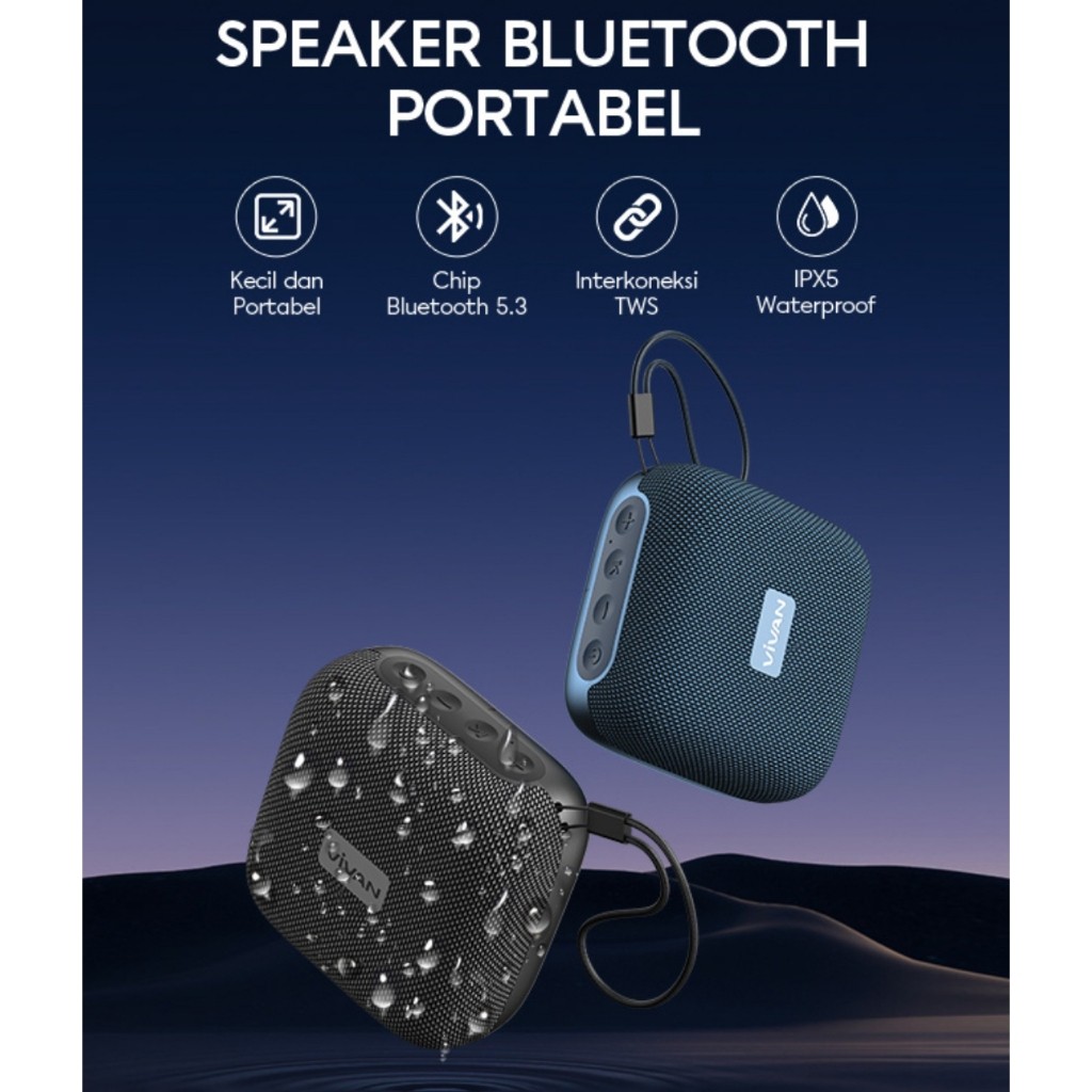 Jual SOUND SPEKER LOUDSPEAKER Vivan Bluetooth Speaker VS60 VS17 VS3 ...