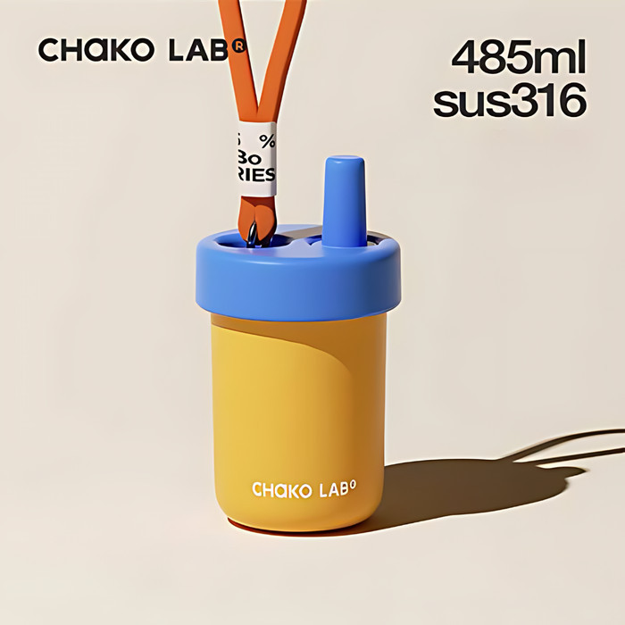 Jual CHAKO LAB BOBO Vacuum Cup Insulated Thermos 485ml Pastel Color ...