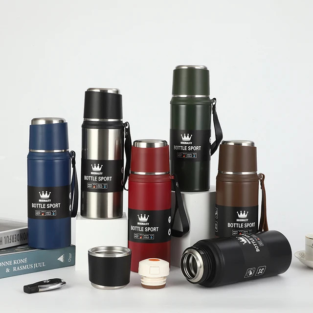 Jual Termos Stainless Premium Botol Minum Kopi Teh Tahan Panas Dingin ...